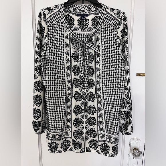 Lands' End | Tops | Mixed Print Tunic By Lands End Size 2 | Poshmark